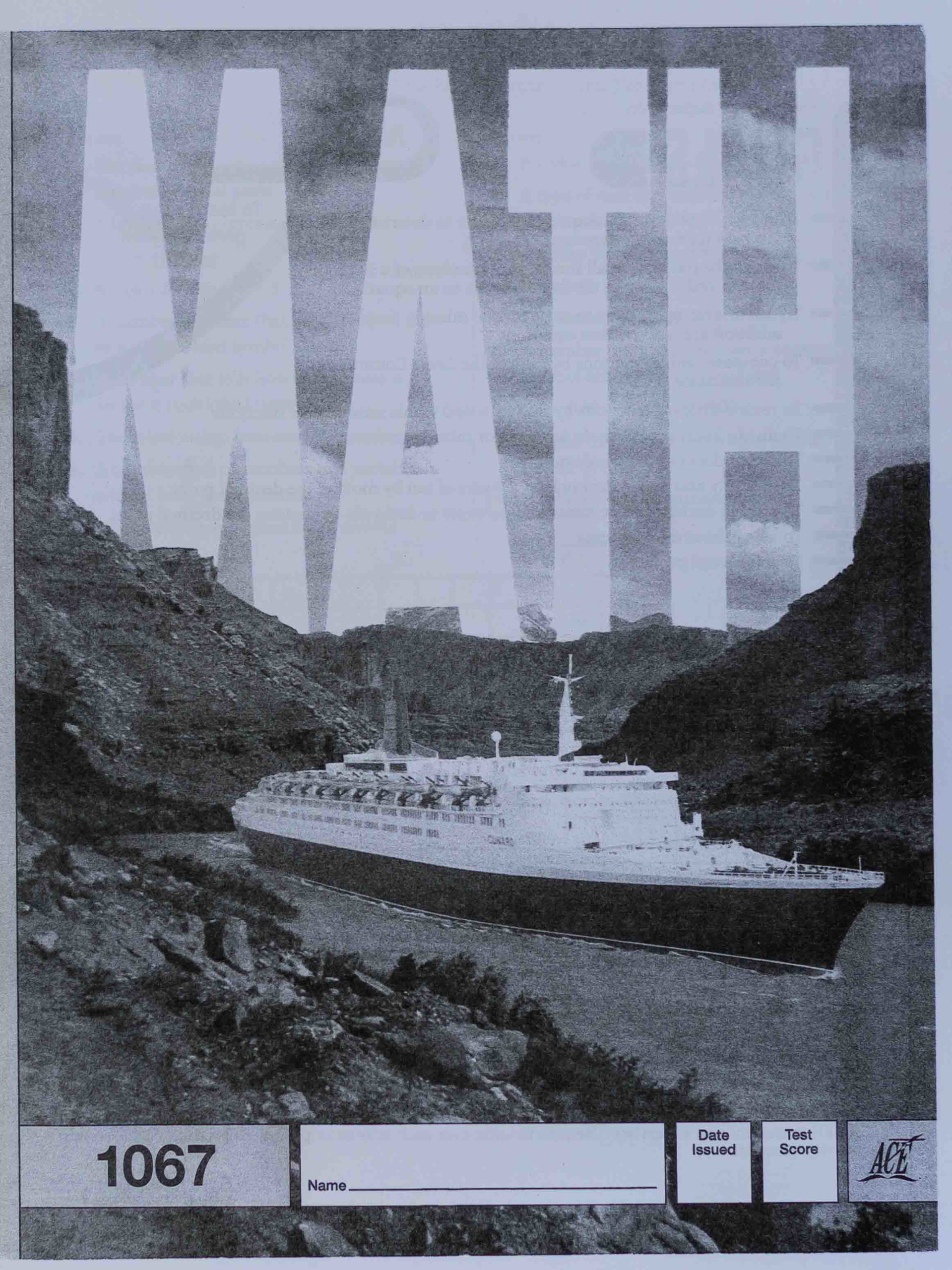 Maths PACE 1067 (Black & White) – Accelerated Education Enterprises